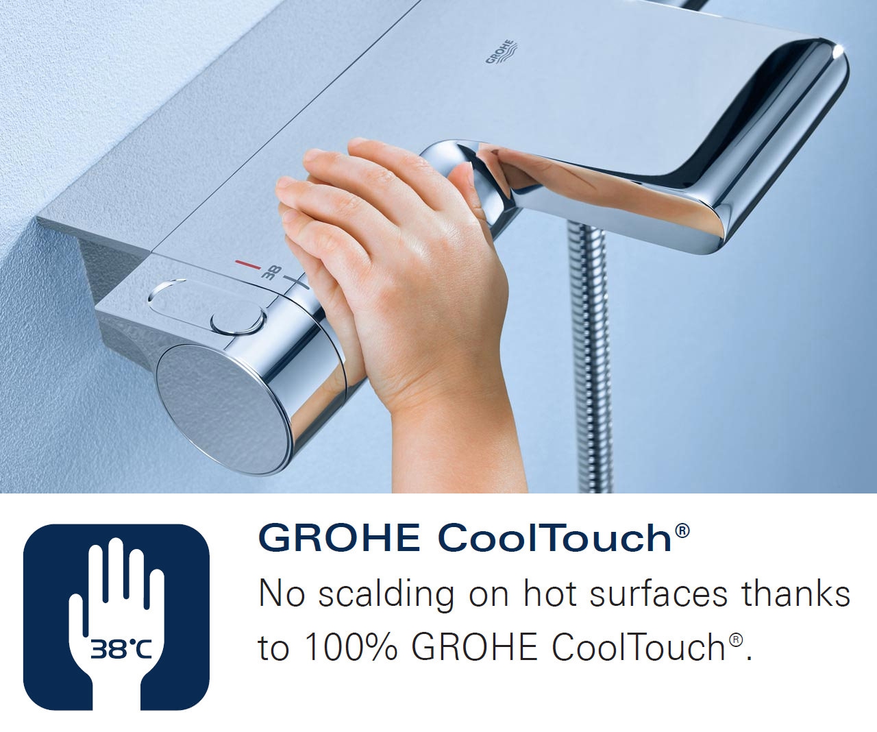 Grohe Essence Single Lever Free Standing Half Inch Shower Mixer