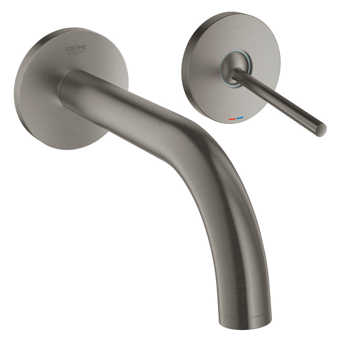 Grohe Atrio Two Hole Wall Mounted Basin Mixer Tap With Joystick