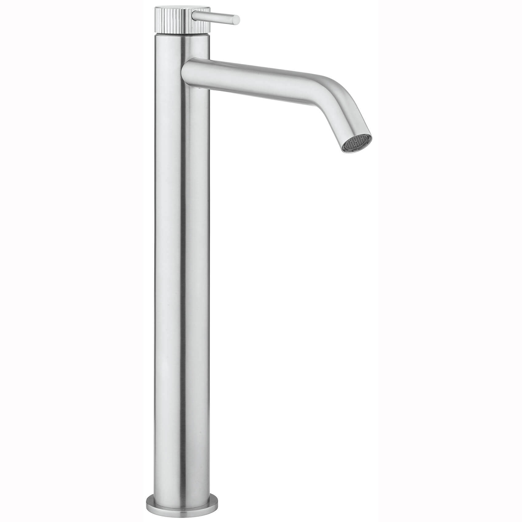 Crosswater 3ONE6 Stainless Steel Tall Monobloc Basin Tap