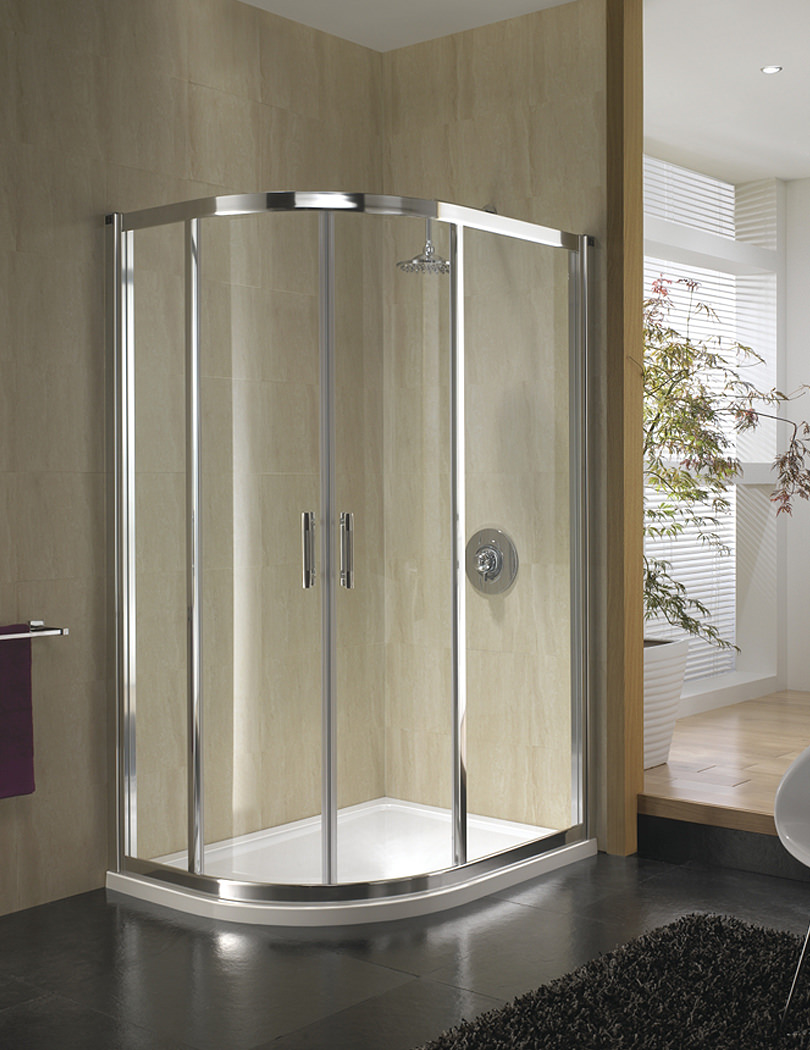 Twyford Geo6 1200 x 900mm Offset Quadrant Shower Enclosure