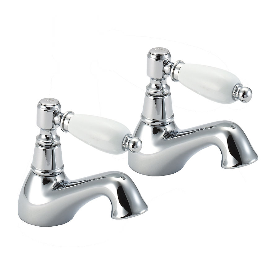 Deva Georgian Bath Taps Pair Chrome