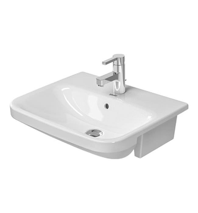 Duravit Durastyle 550 x 455mm 1 Tap Hole Semi Recessed Basin