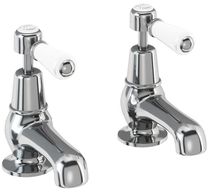 Burlington Kensington 3-Inch Traditional Basin Taps - KE1, T5-QT
