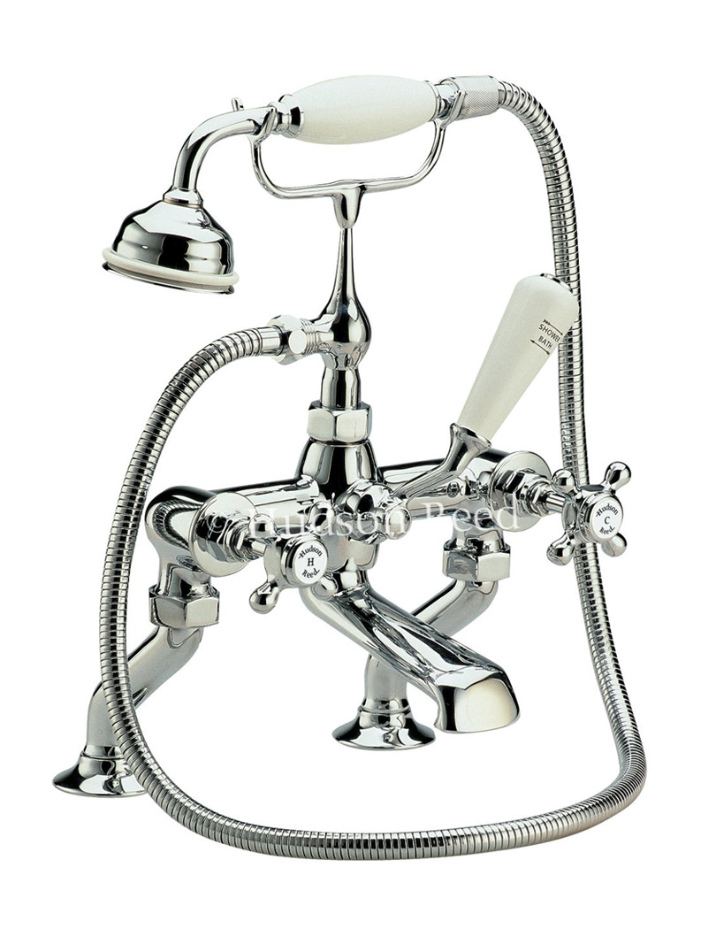 Hudson Reed Topaz Deck Mounted Bath Shower Mixer Tap - BC304HX